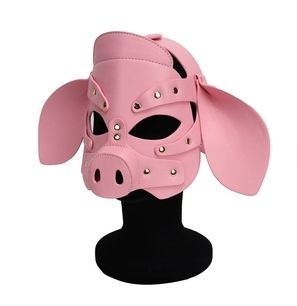 Pig Mask Faux Leather - Fetish-Pets-Store - der Petplay Shop | Human ...